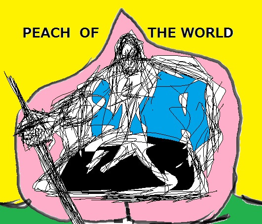 mark PEACH OF THE WORLD YOMIKIRI / あくたちゃ - ニコニコ漫画